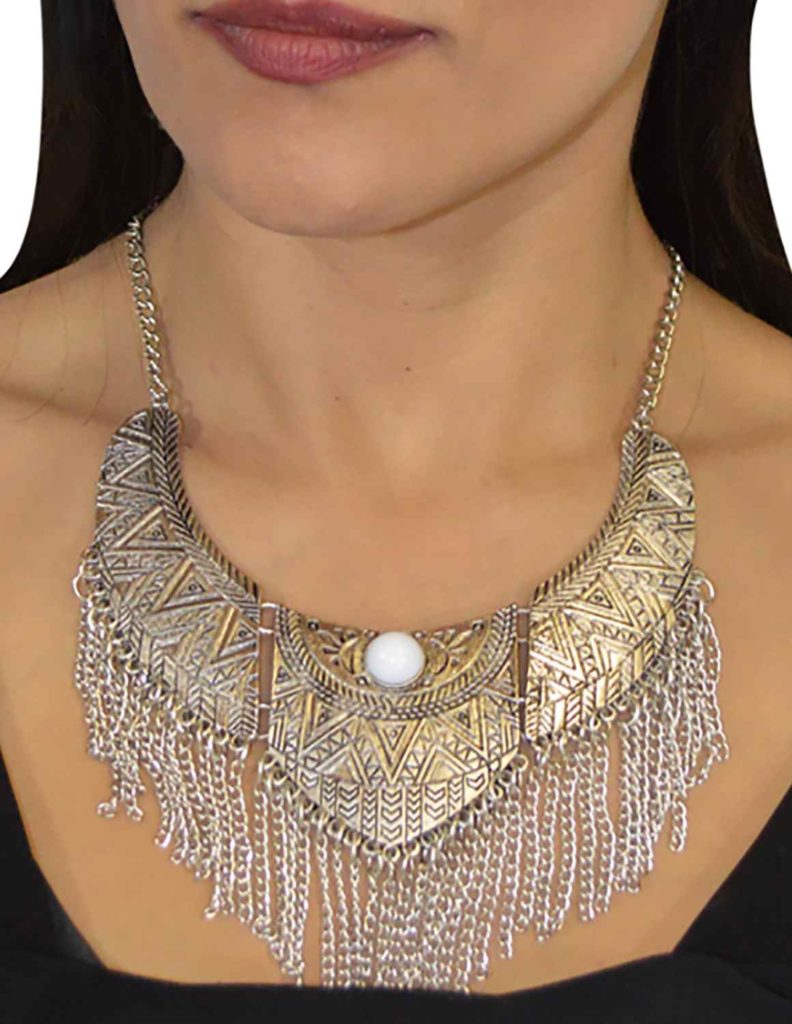 Zoubida White Necklace - Treasure of Morocco