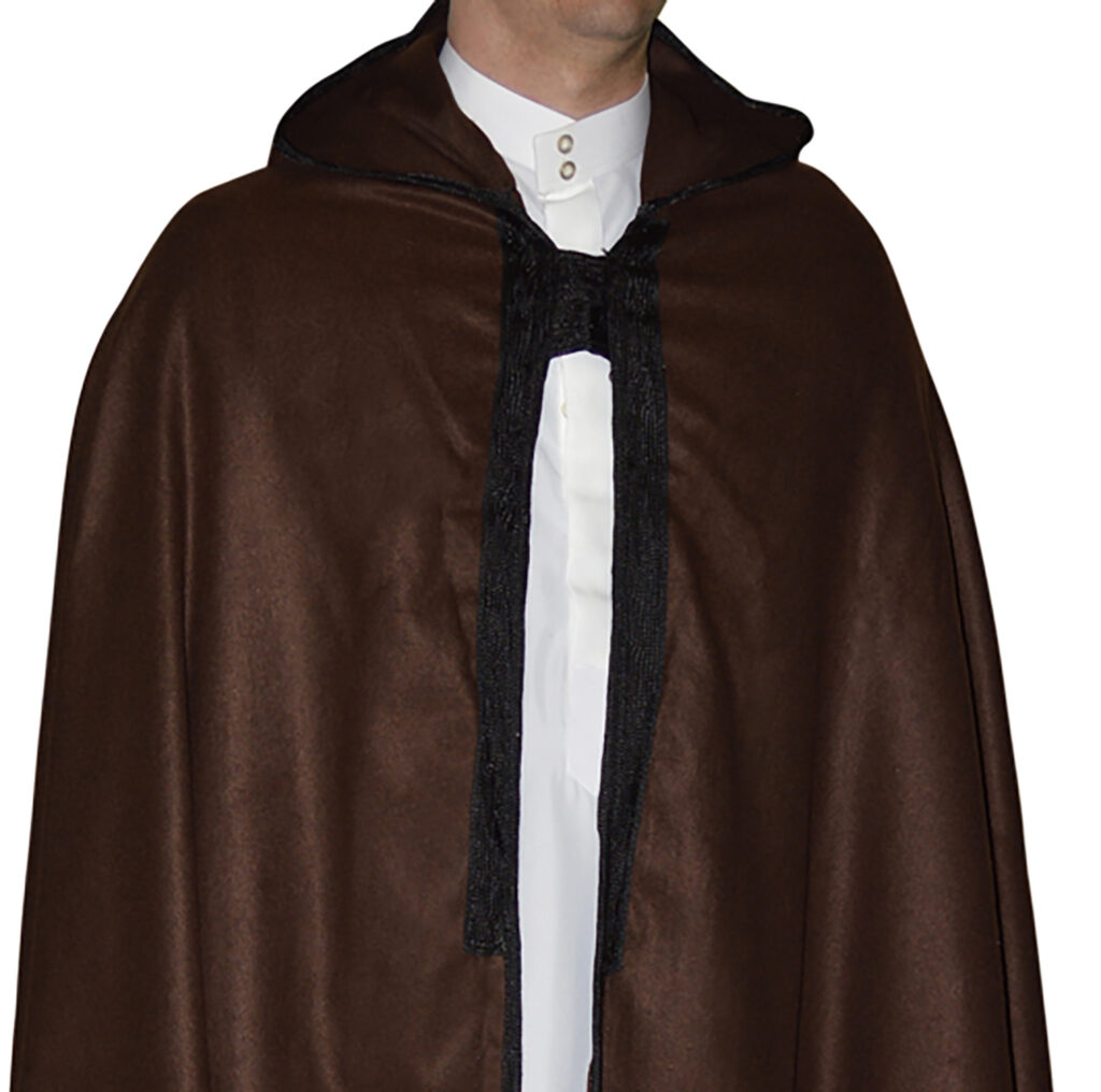Dark Brown Handmade Moroccan Man Cape - Treasure of Morocco