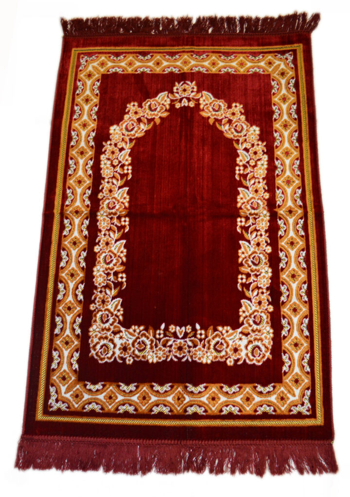 Sana Prayer Rug Red - Treasure of Morocco