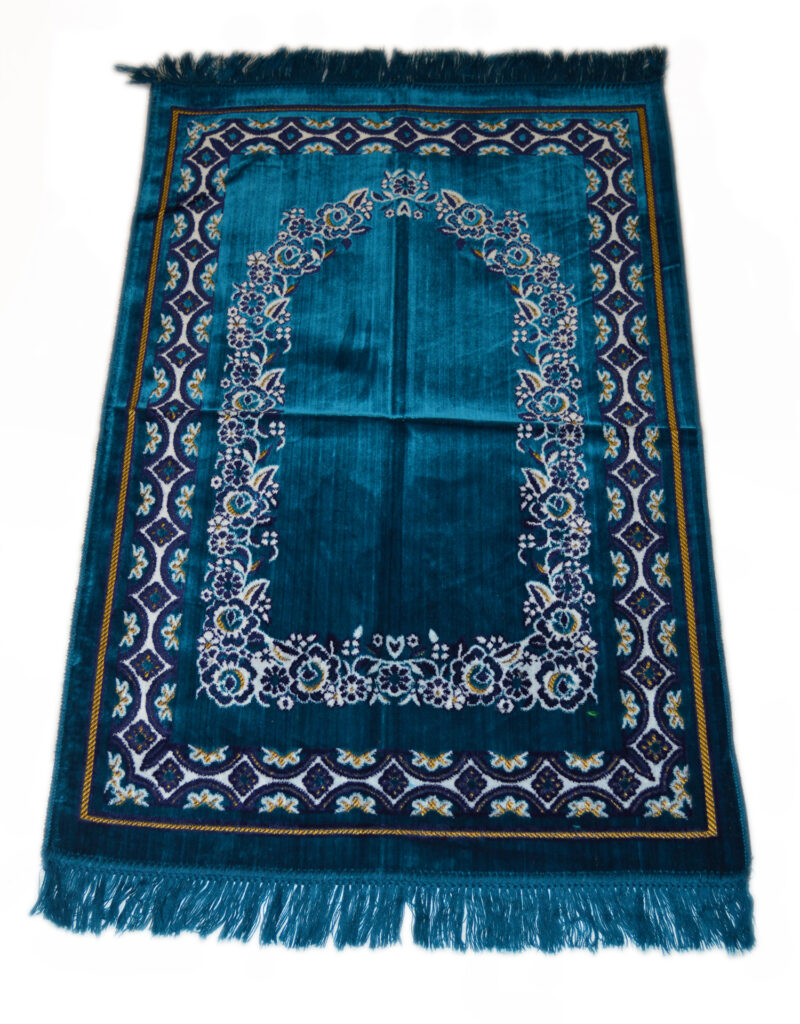 Sana Prayer Rug Teal - Treasure of Morocco